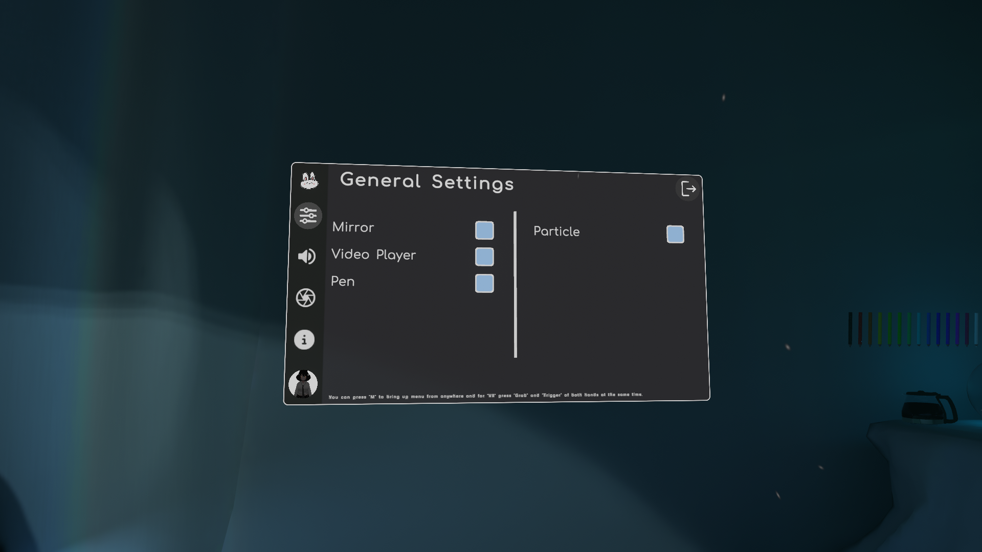 [Prefab]Portable UI For VRC World (2.0 Update) - Aconite0101 Works. - BOOTH