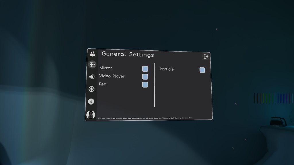 [Prefab]Portable UI For VRC World (2.0 Update) - Aconite0101 Works. - BOOTH