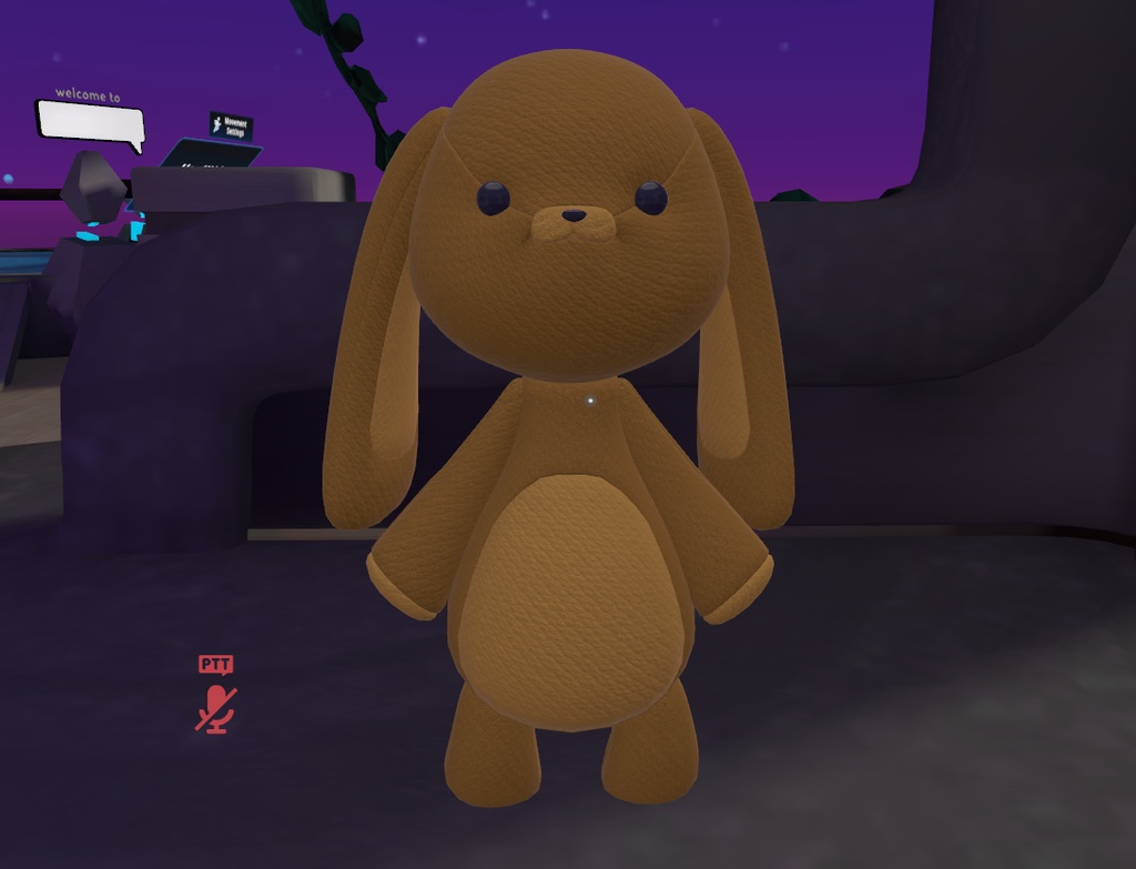 Teddy bunny vrchat avatar (physbones and lip sync) - hatty - BOOTH