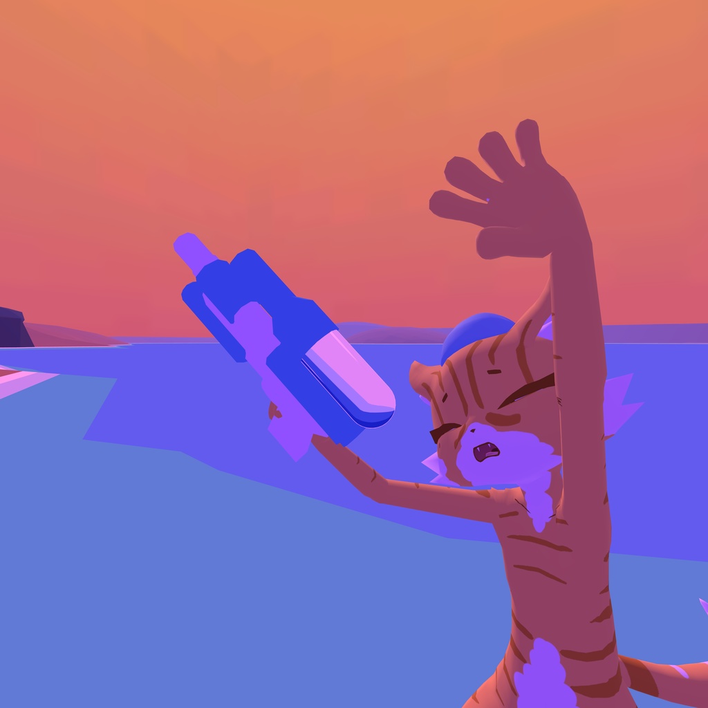 (Just)Water Guns (ただ)水鉄砲 V1.2[VRChat world mini-game!] - Creations - BOOTH