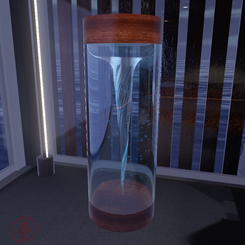 【VRChat想定】渦巻き水槽(ワールド設置用インテリアオブジェクト) - だまこや - BOOTH