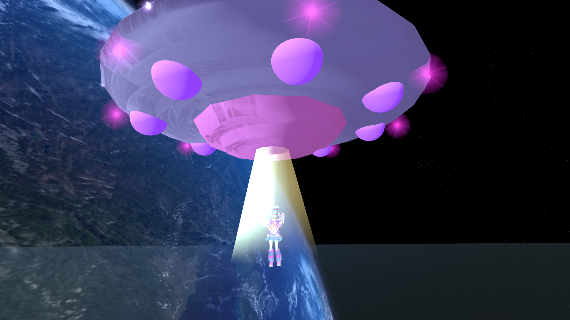 【VRC想定】UFO logout - だまこや - BOOTH