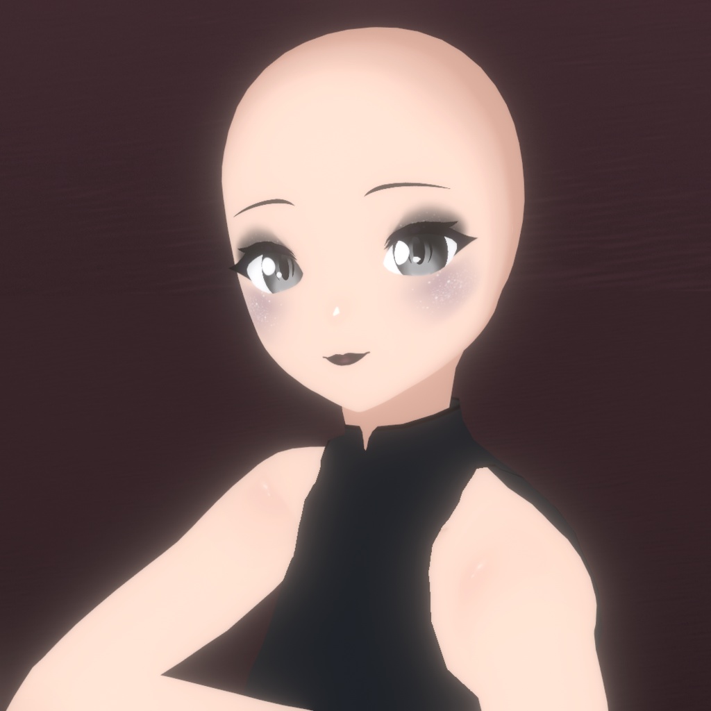 MIDNIGHT KISS II VROID MAKEUP - Mella's Corner - BOOTH