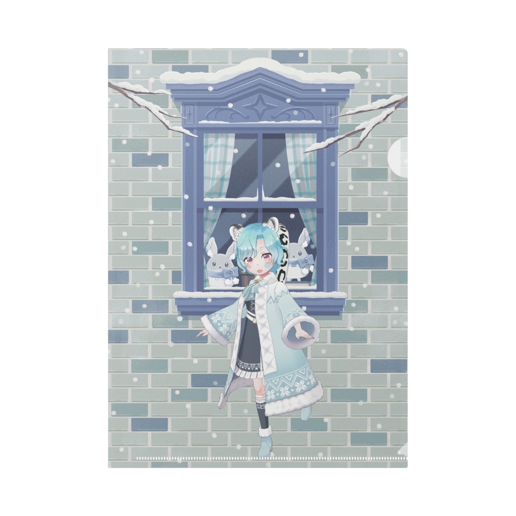 【ハルアキ】12月冬コーデ-クリアファイル-G0372 - REALITY SHOP - BOOTH