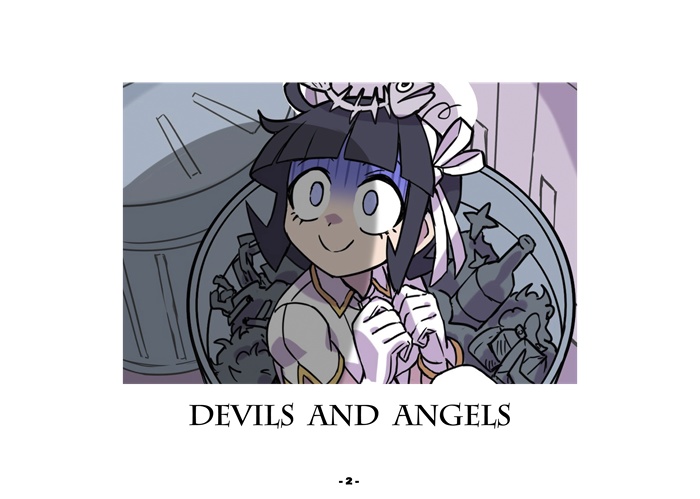 "DIABOLICAL PARTY" Helltaker fan comic book - Blue gem studio - BOOTH