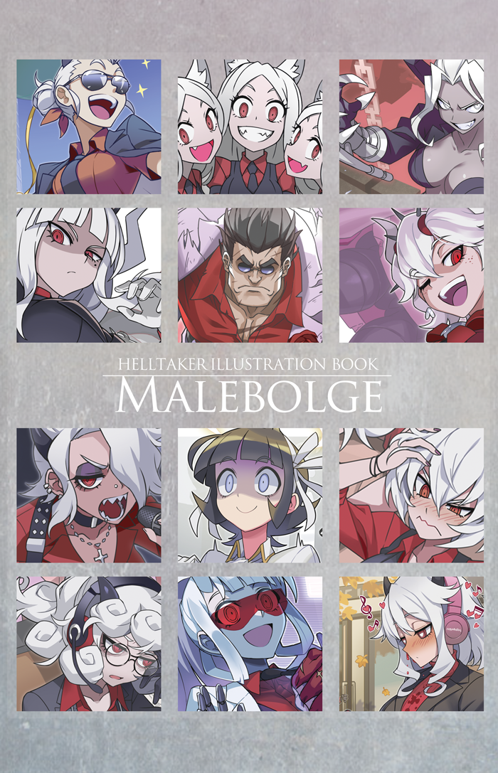 "MALEBOLGE" Helltaker illustration book - Blue gem studio - BOOTH