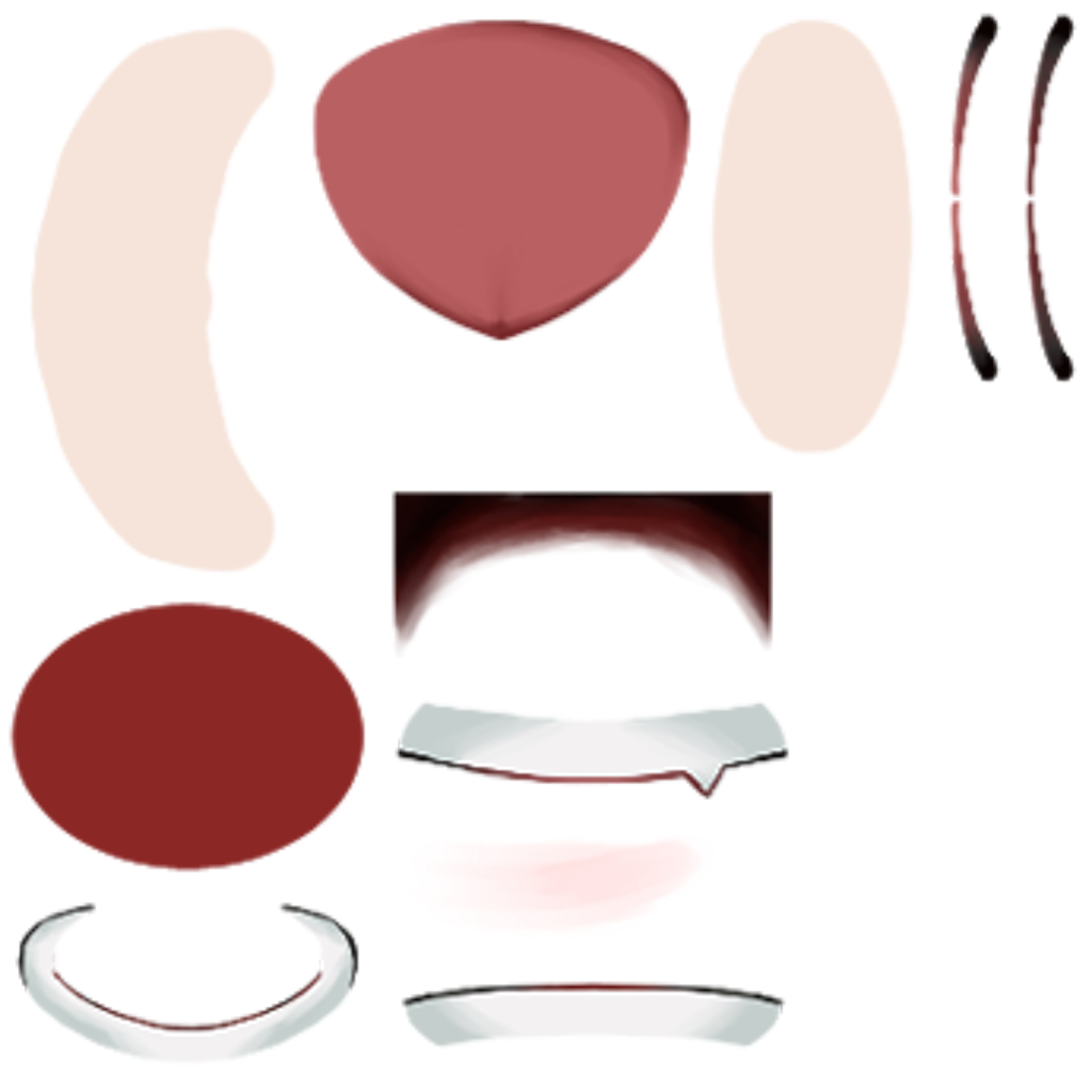 【Live2D cmoファイル】 口 学習用モデル - レート.SOJ - BOOTH