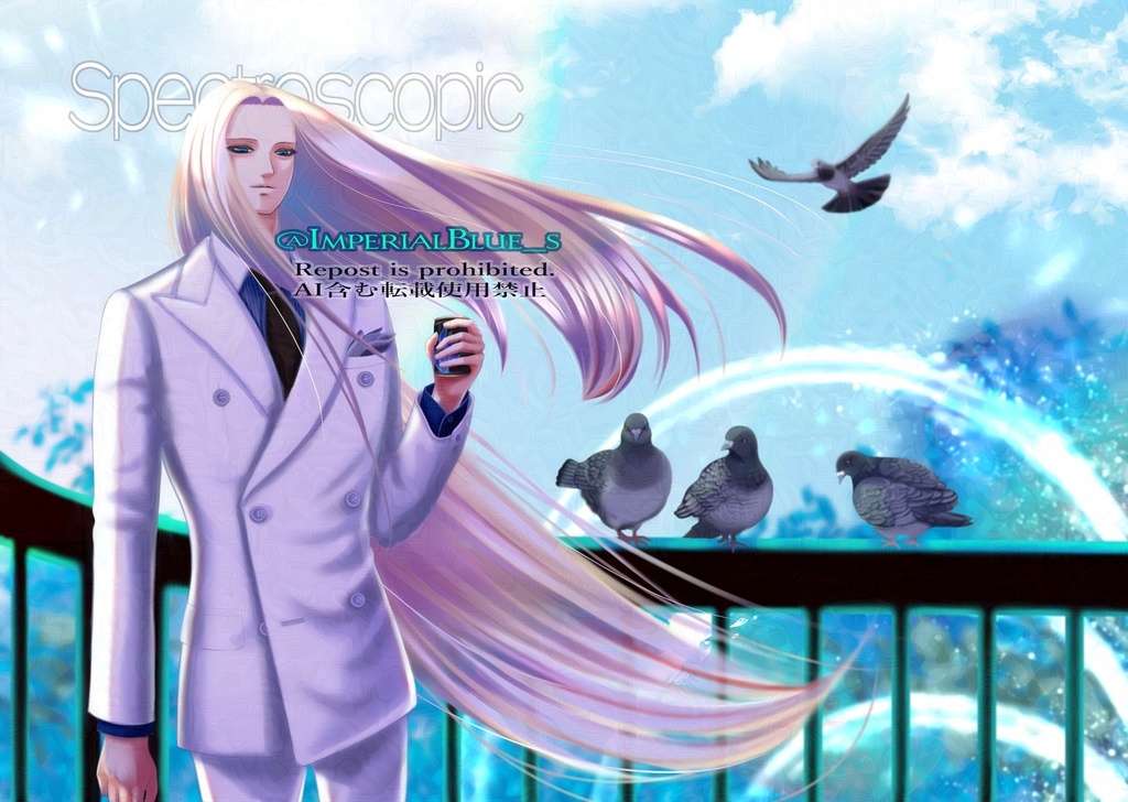 【完売】創作画集【Spectroscopic】COMITIA144 - ImperialBlue - BOOTH