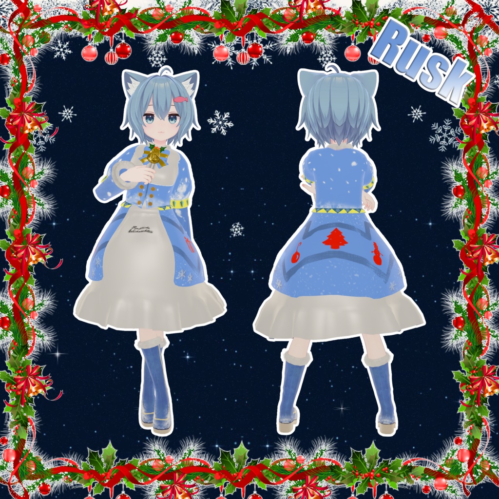 [VRCHAT]Christmas suit クリスマススーツ 聖誕服裝[RuskとSapphy対応] - ColaYong 服の部屋 - BOOTH