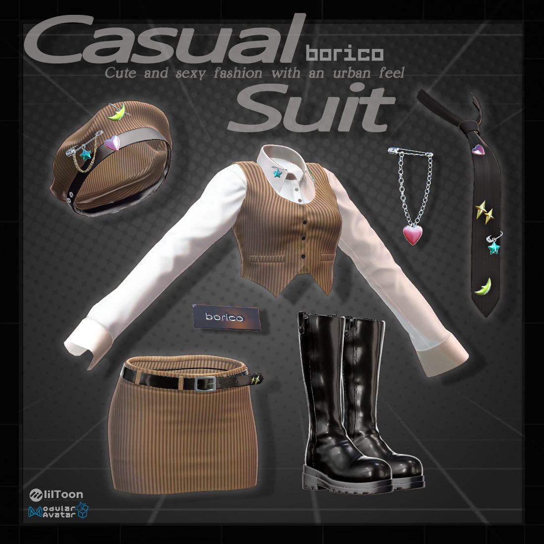 Casual Suit Set up( カジュアルスーツ ) - Borico - BOOTH
