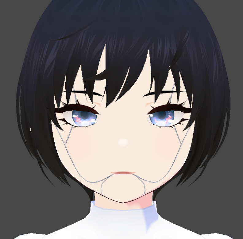 [ VROID ] Silver Face Wiring! Cyberpunk Implants! | シルバーフェイス配線！ サイバーパンク ...