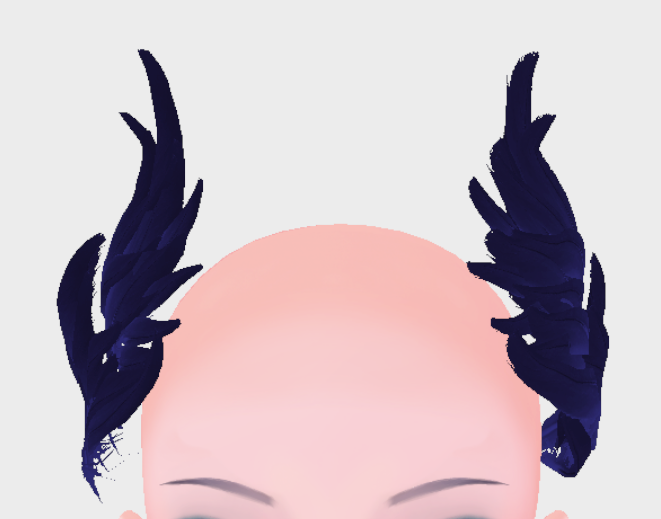 [ VROID ] Head Feathers! + Texture | 頭の羽！ + テクスチャ - Shibani - BOOTH