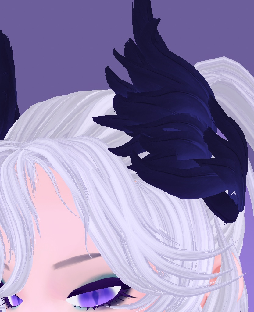 [ VROID ] Head Feathers! + Texture | 頭の羽！ + テクスチャ - Shibani - BOOTH