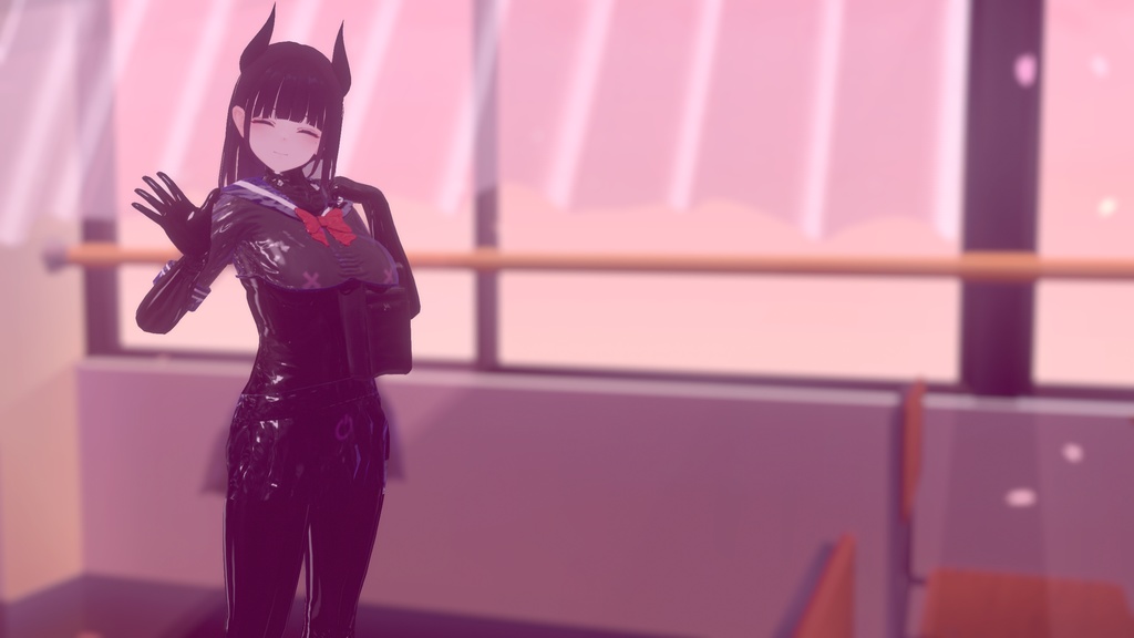 複数アバター対応ラテックスセーラー服[AOHL]Vol.2 - ろくなな産地 - BOOTH