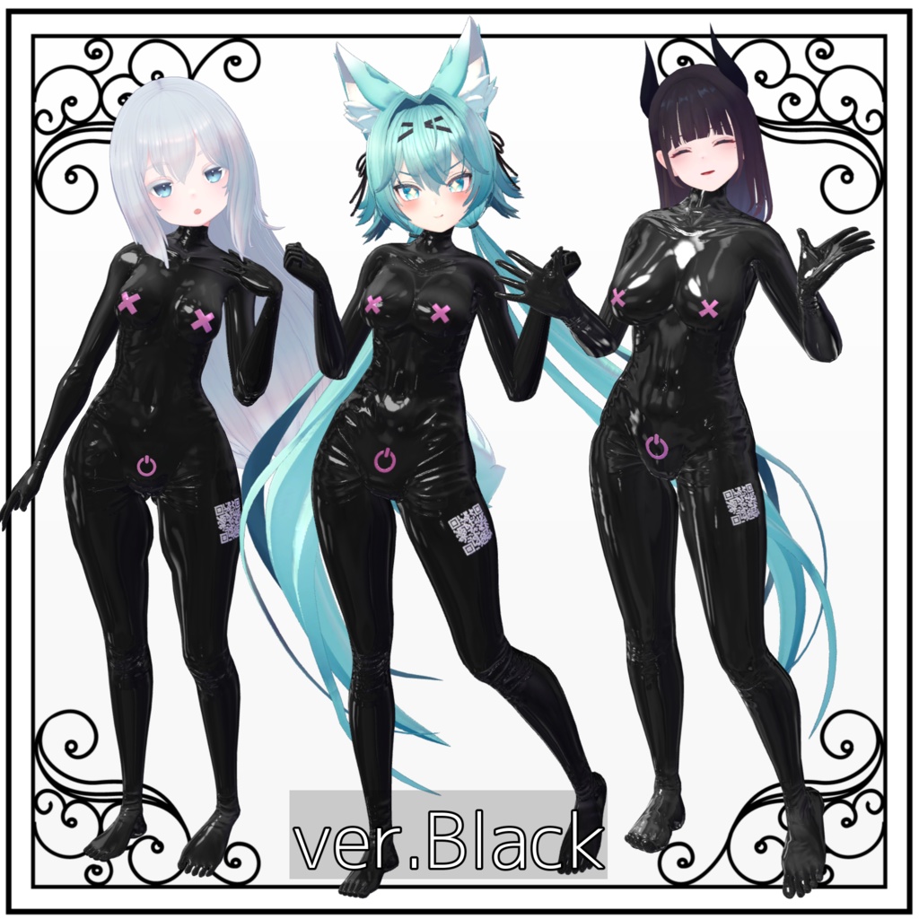 複数アバター対応ラテックスセーラー服[AOHL]Vol.2 - ろくなな産地 - BOOTH