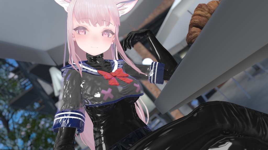 複数アバター対応ラテックスセーラー服[AOHL]Vol.3 - ろくなな産地 - BOOTH