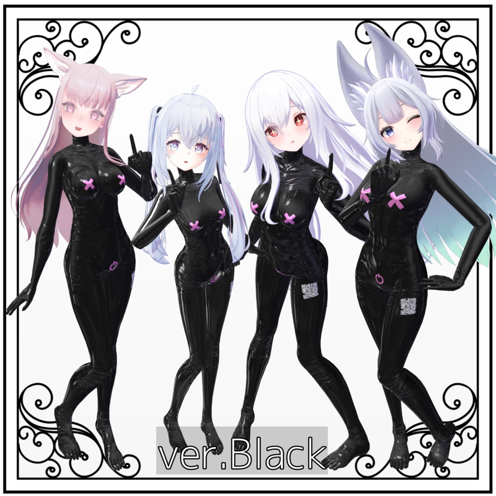 複数アバター対応ラテックスセーラー服[AOHL]Vol.3 - ろくなな産地 - BOOTH