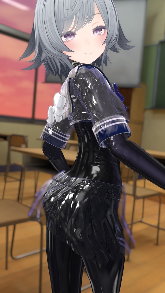 複数アバター対応ラテックスセーラー服[AOHL]Vol.5 - ろくなな産地 - BOOTH