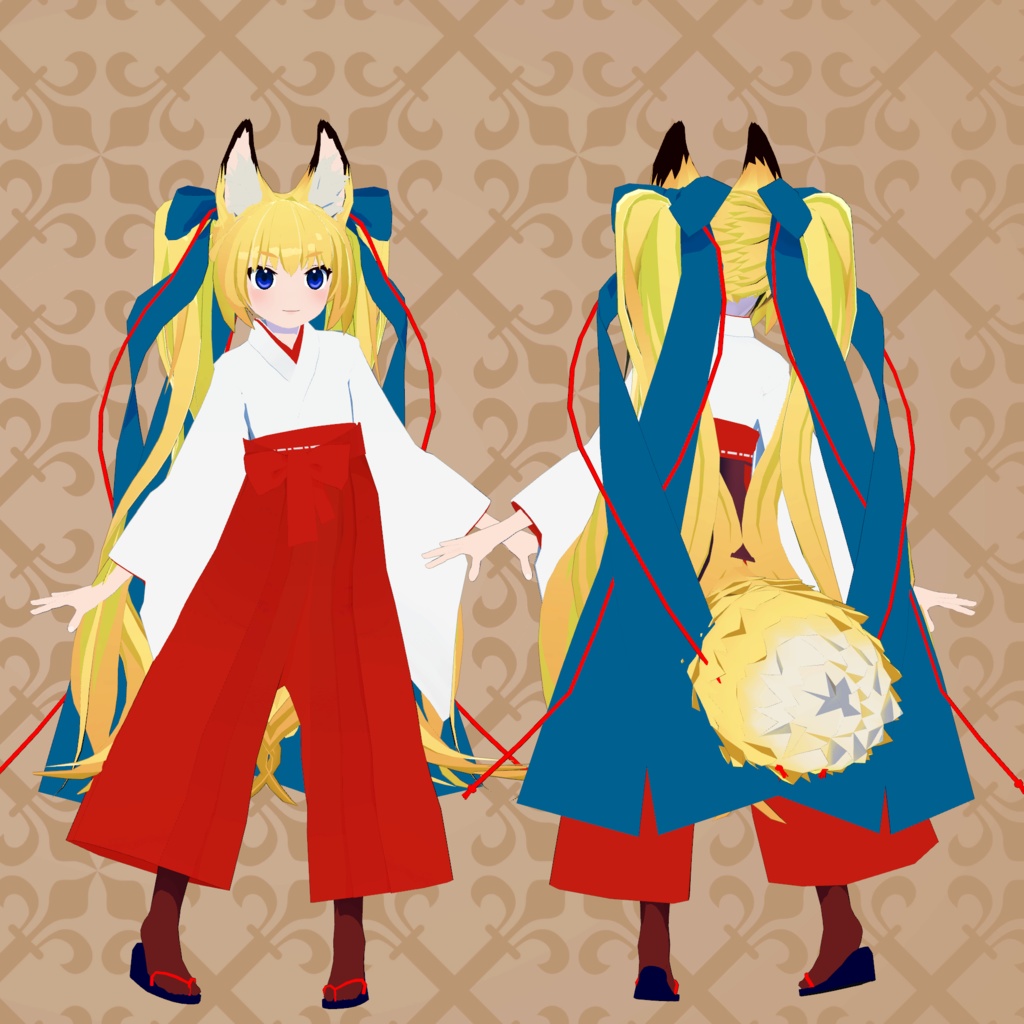 Kitsune Mimi Miko (Avatar) by Atreides System - BOOTHPLORER