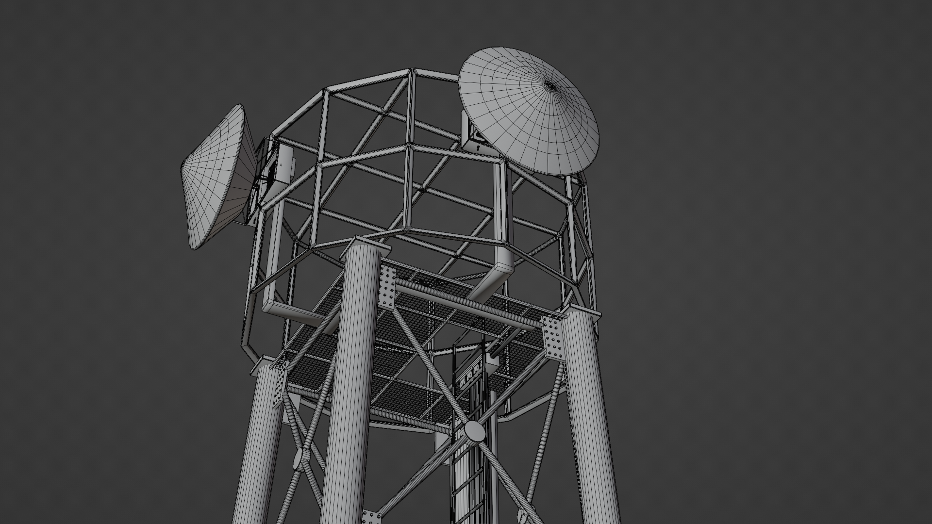 radio tower/電波塔/3DCGモデル/blender - NOVA>NULL - BOOTH