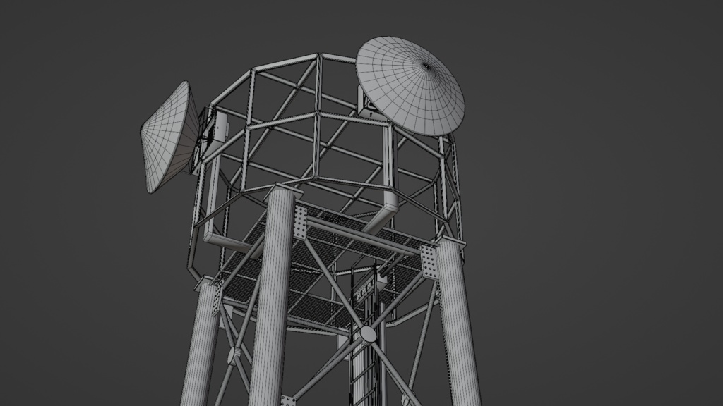 radio tower/電波塔/3DCGモデル/blender - NOVA>NULL - BOOTH
