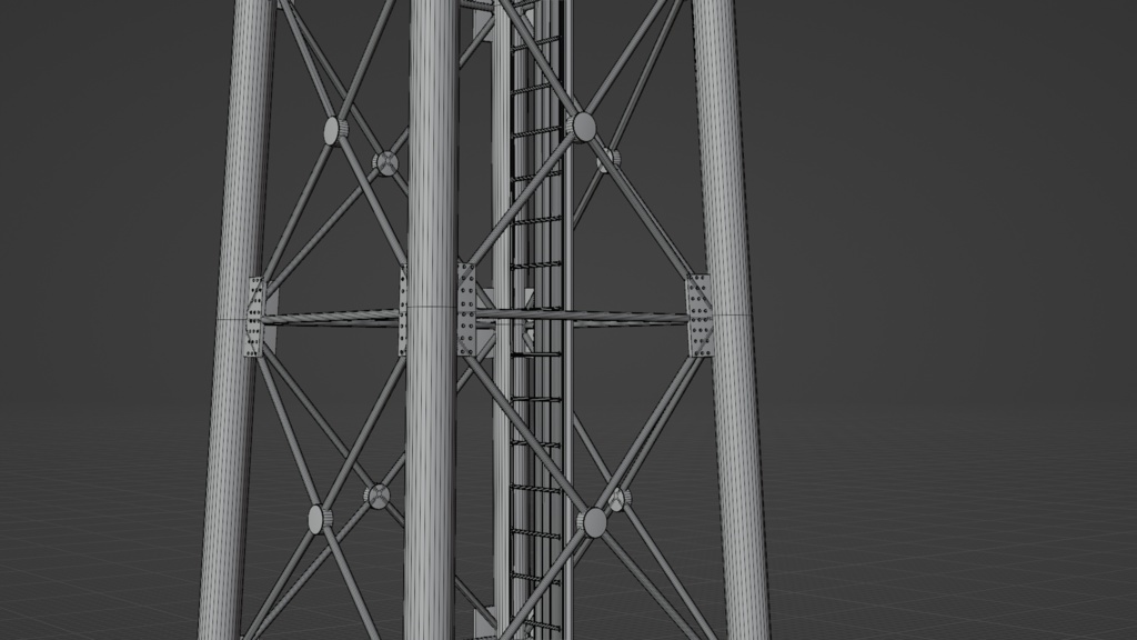 radio tower/電波塔/3DCGモデル/blender - NOVA>NULL - BOOTH