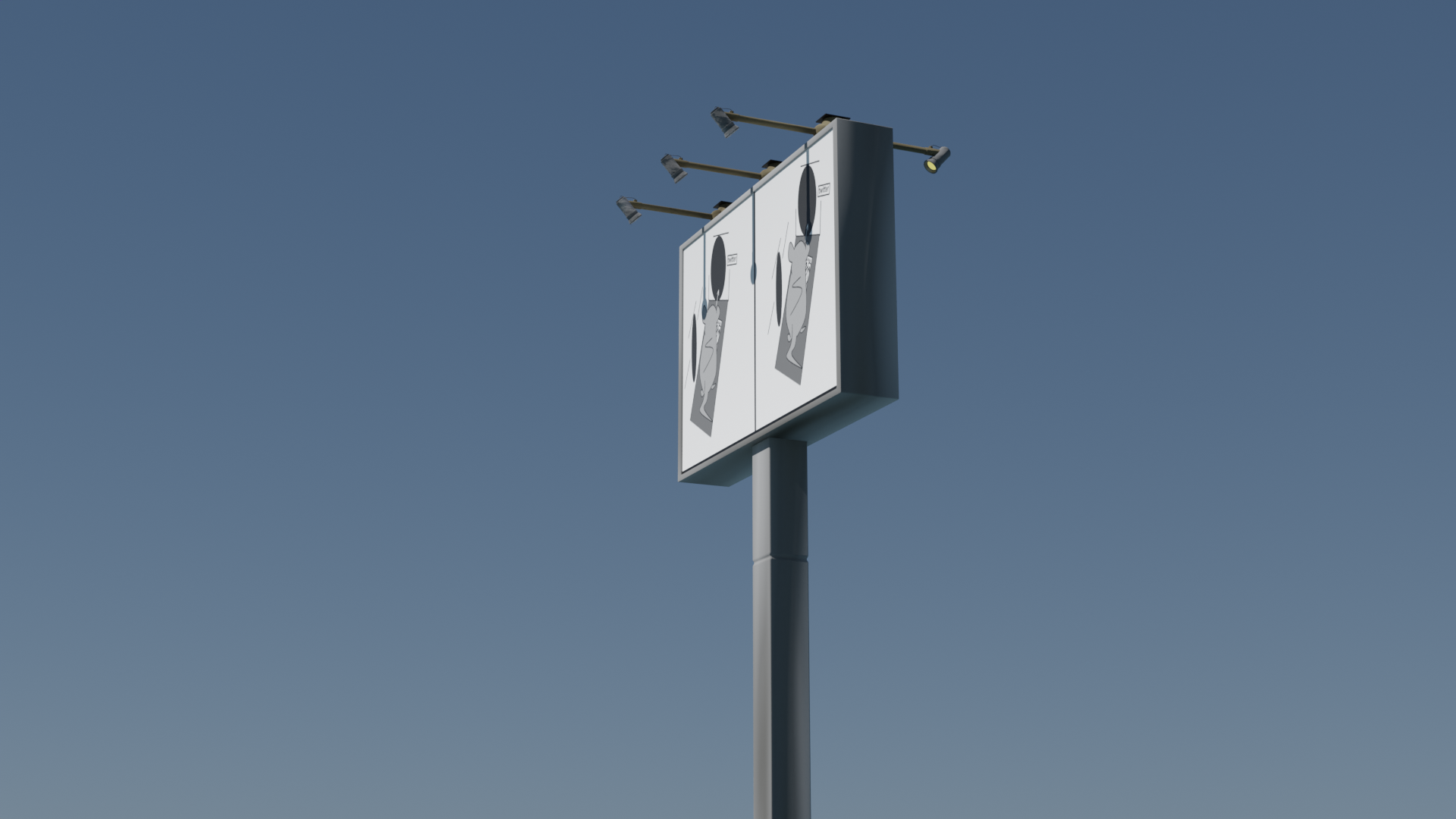 看板セット【ボロ看板4セット】・3DCGモデル - NOVA>NULL - BOOTH