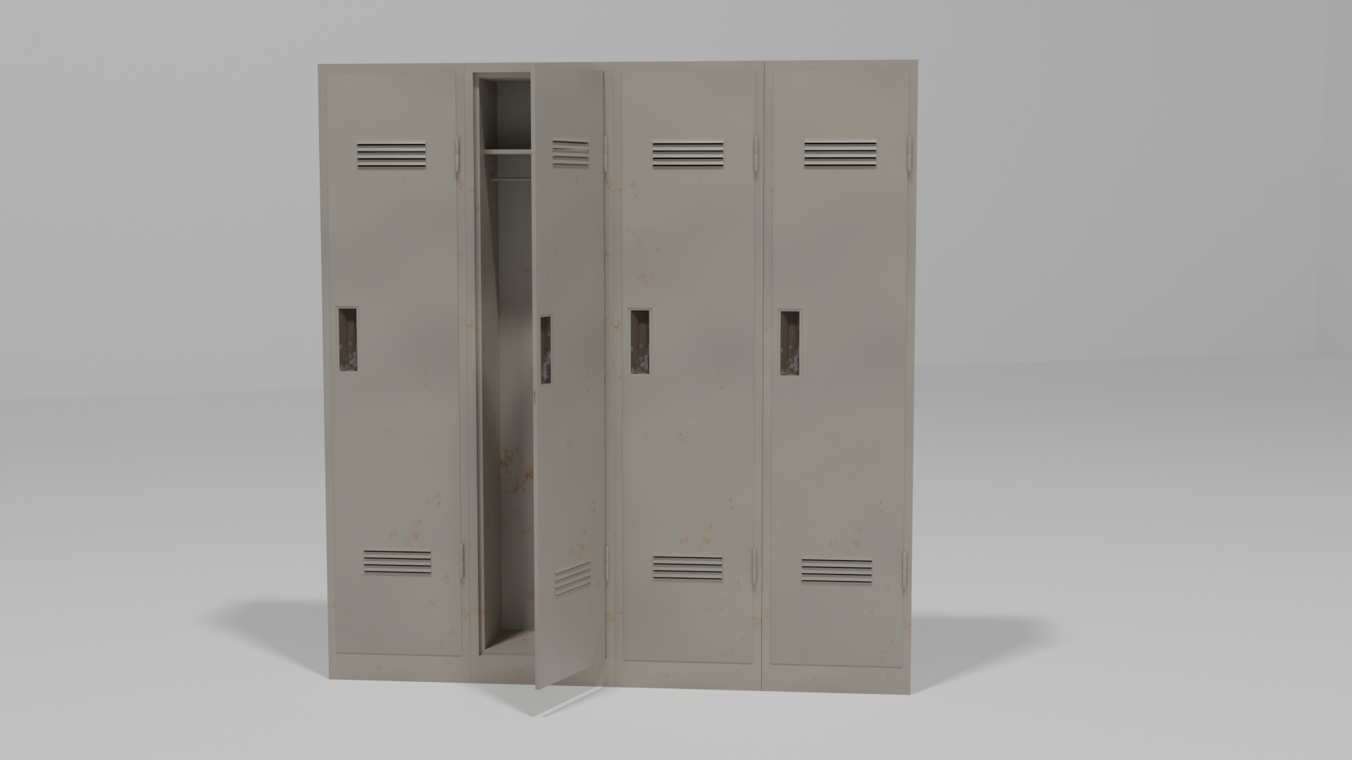 錆び調整ができるロッカー・3Dモデル - NOVA>NULL - BOOTH