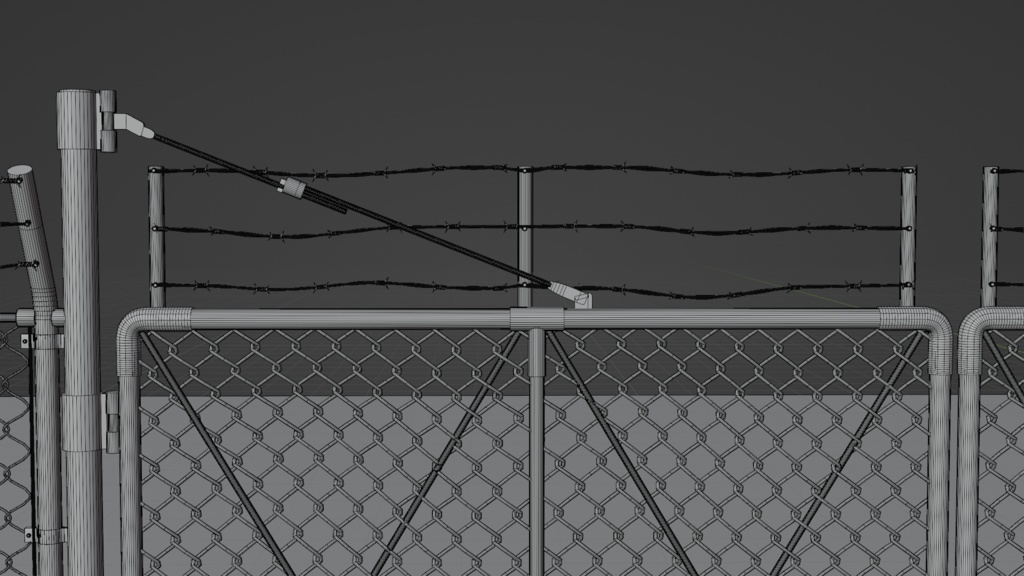 apocalypse fence/終末的フェンス/3DCGモデル/blender - NOVA>NULL - BOOTH