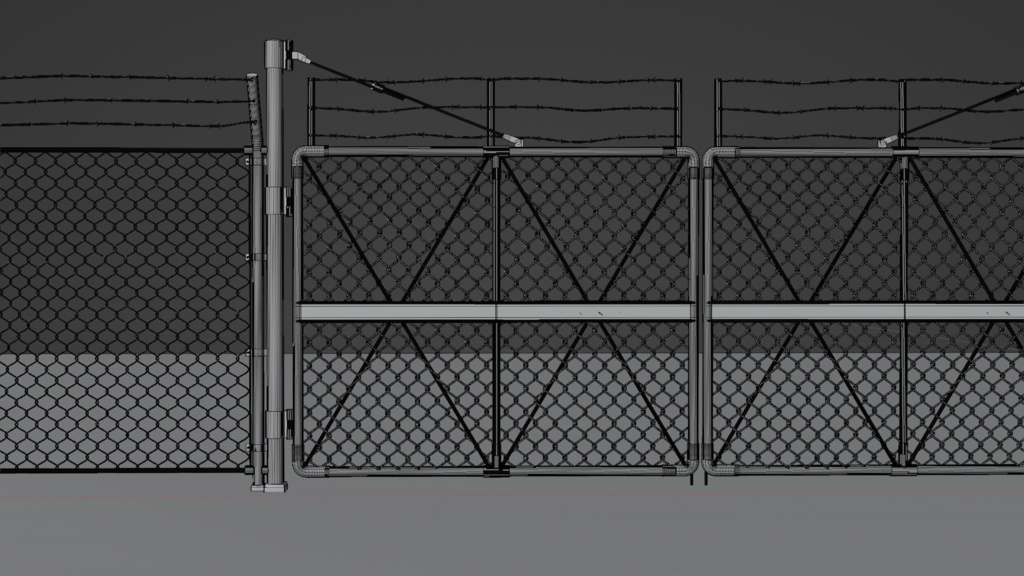 apocalypse fence/終末的フェンス/3DCGモデル/blender - NOVA>NULL - BOOTH