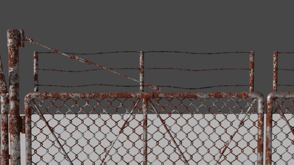 apocalypse fence/終末的フェンス/3DCGモデル/blender - NOVA>NULL - BOOTH