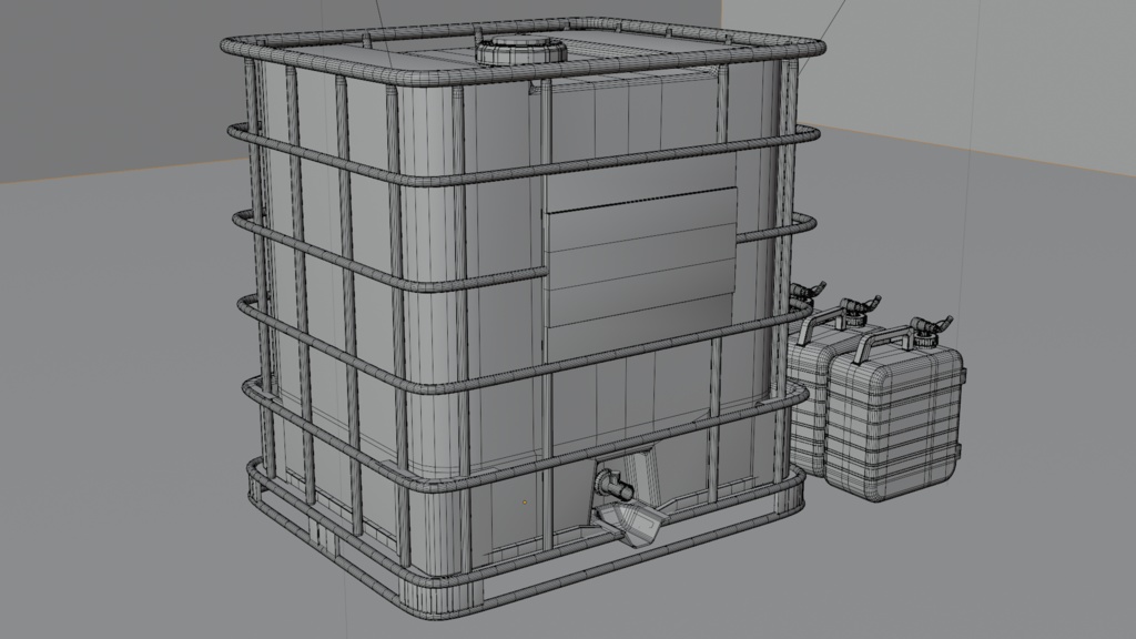 water-tank/ウォータータンク・セット/3DCGモデル/blender - NOVA>NULL - BOOTH