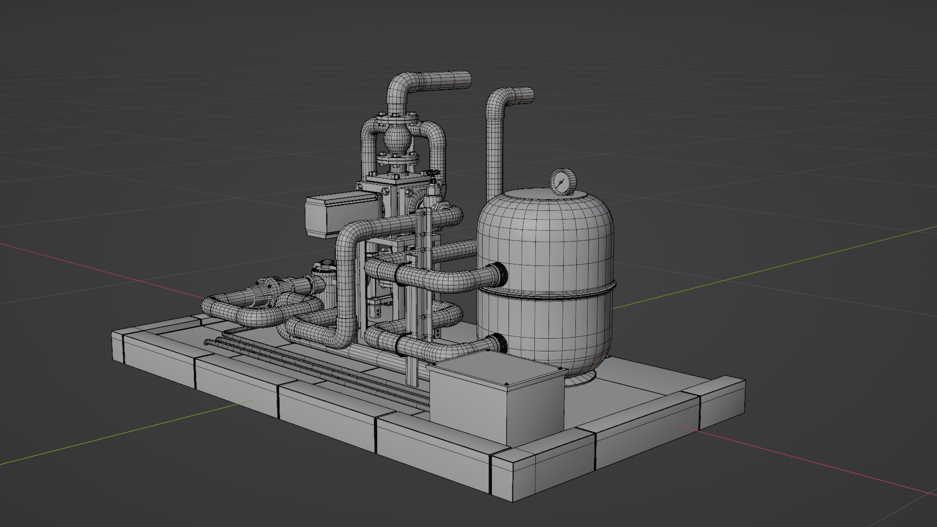 water supply/水道設備/3DCGモデル/blender - NOVA>NULL - BOOTH