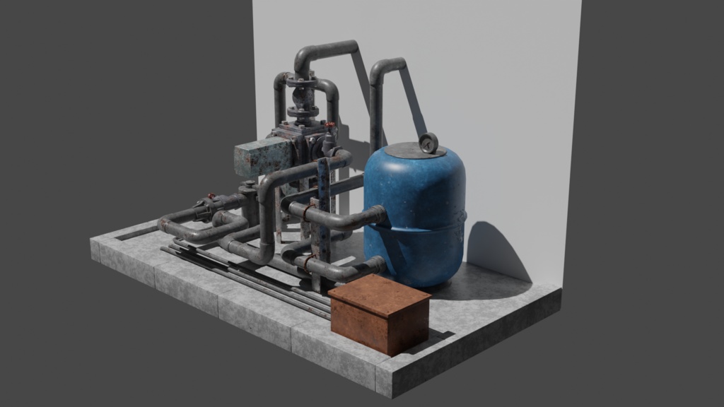 water supply/水道設備/3DCGモデル/blender - NOVA>NULL - BOOTH