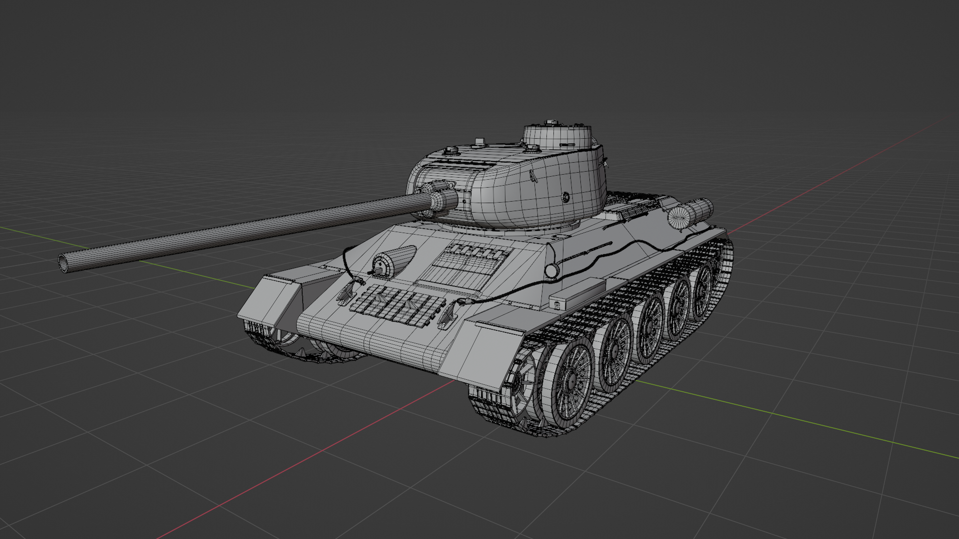 T34-85/ソ連・中戦車\3Dモデル - NOVA>NULL - BOOTH