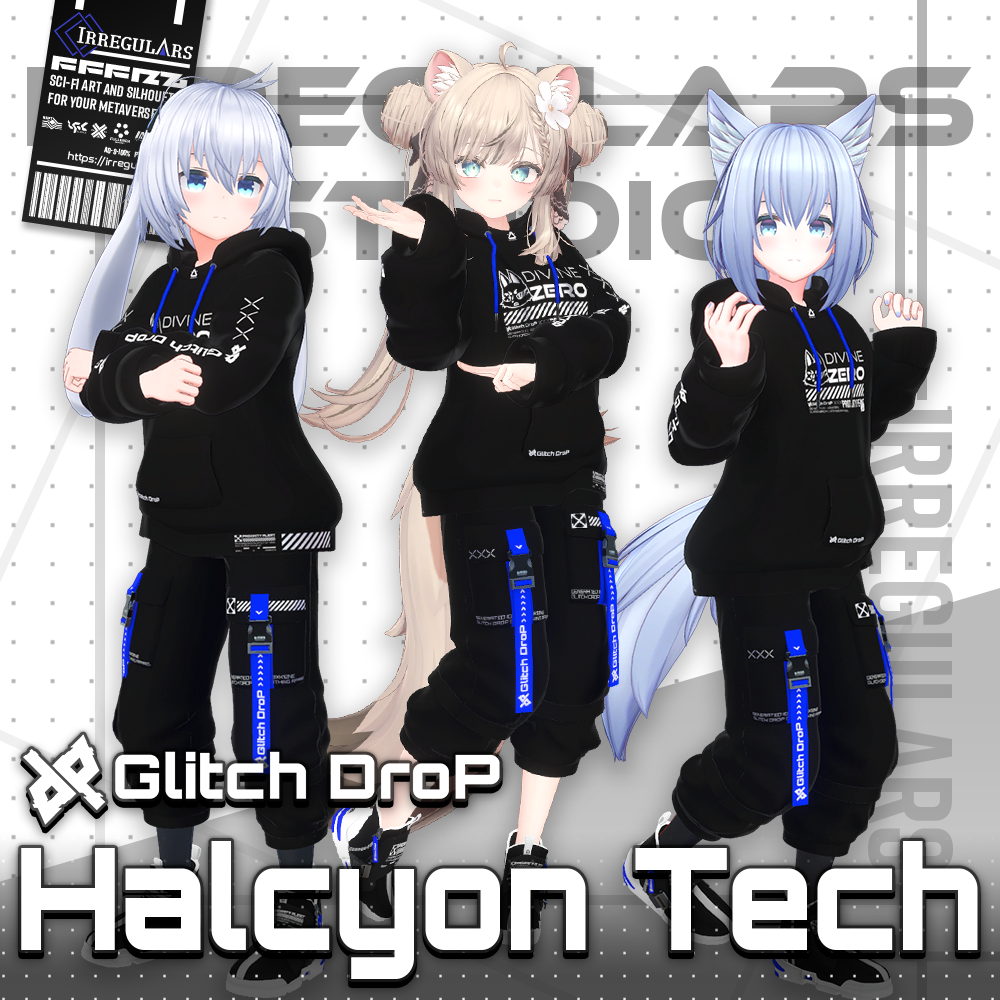 【オリジナル3Dモデル】Halcyon Tech【アバター対応衣装】 - IRREGULARS STUDIO - BOOTH