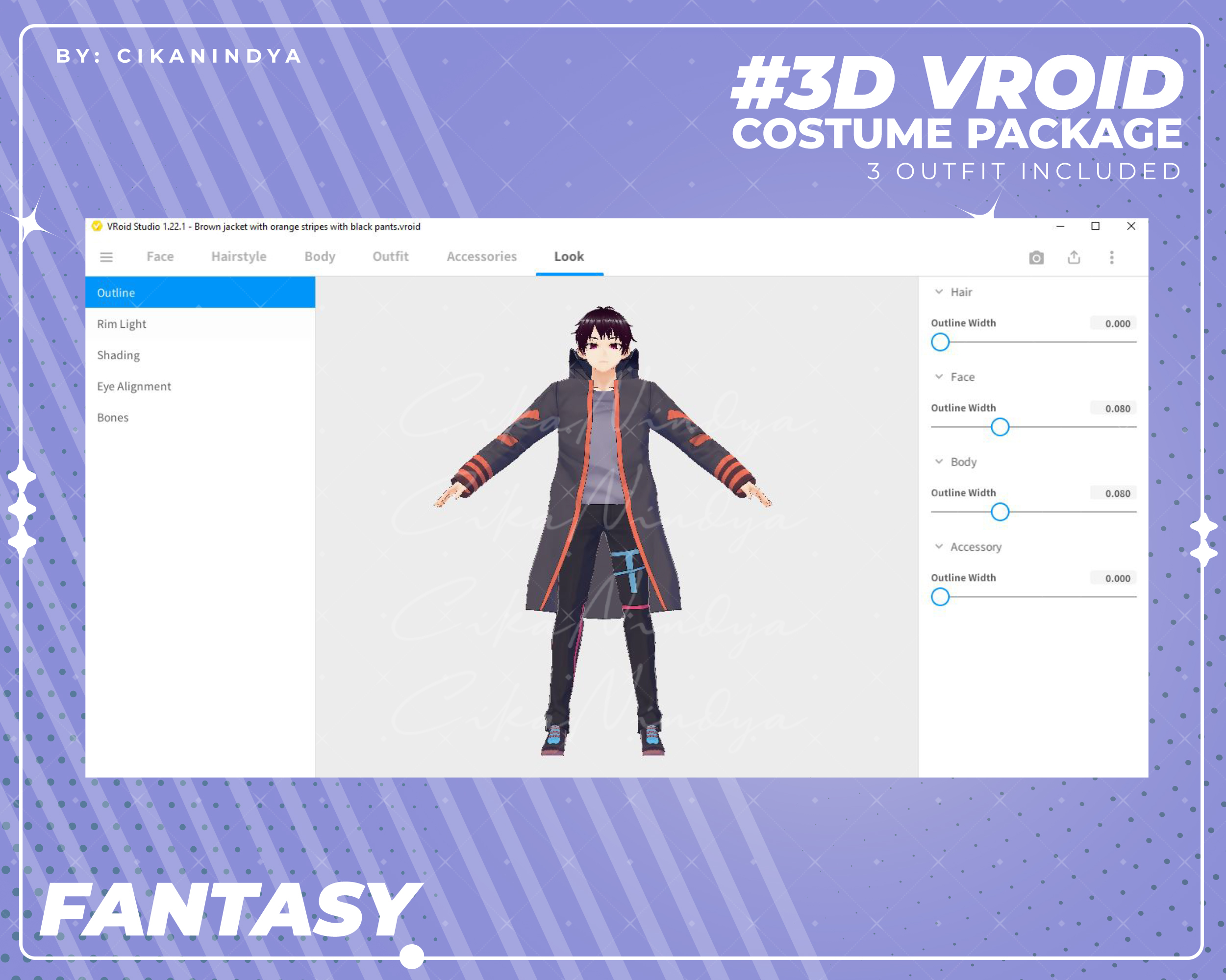 3D VRoid Outfit Pack Fantasy Mage & Adventurer Clothes for VRoid Models | VRoid Clothes, VRoid ...