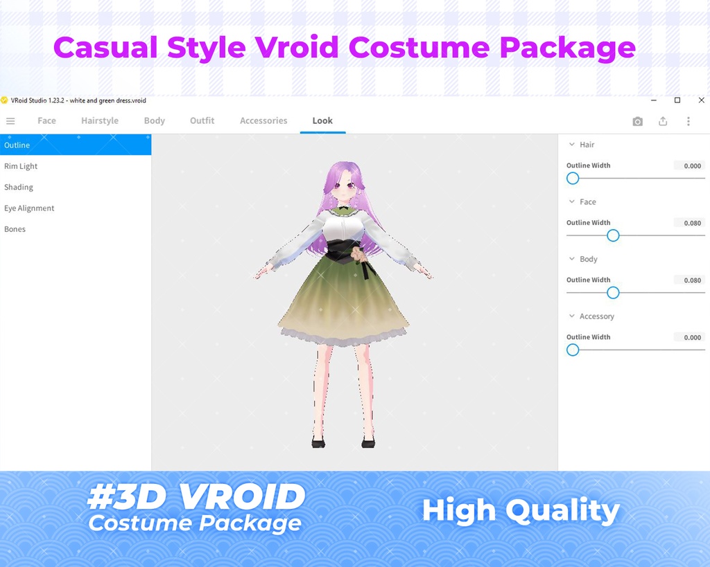 3D VRoid Outfit Pack Cozy & Elegant Casual Wear for VRoid Models | VRoid Clothes, VRoid Costume ...