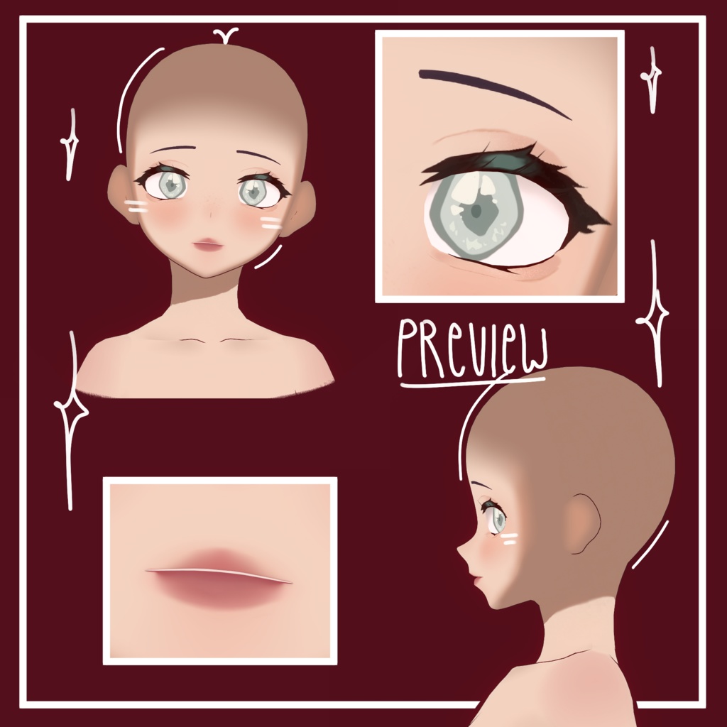 [vroid] VELVET||VELVET makeup - ravenn - BOOTH