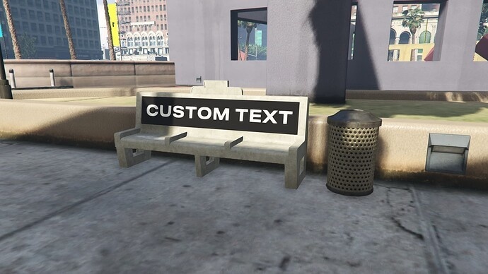 CUSTOM SIGN 自訂椅子&旗幟廣告牌 - FiveM全TW先導商店 - BOOTH