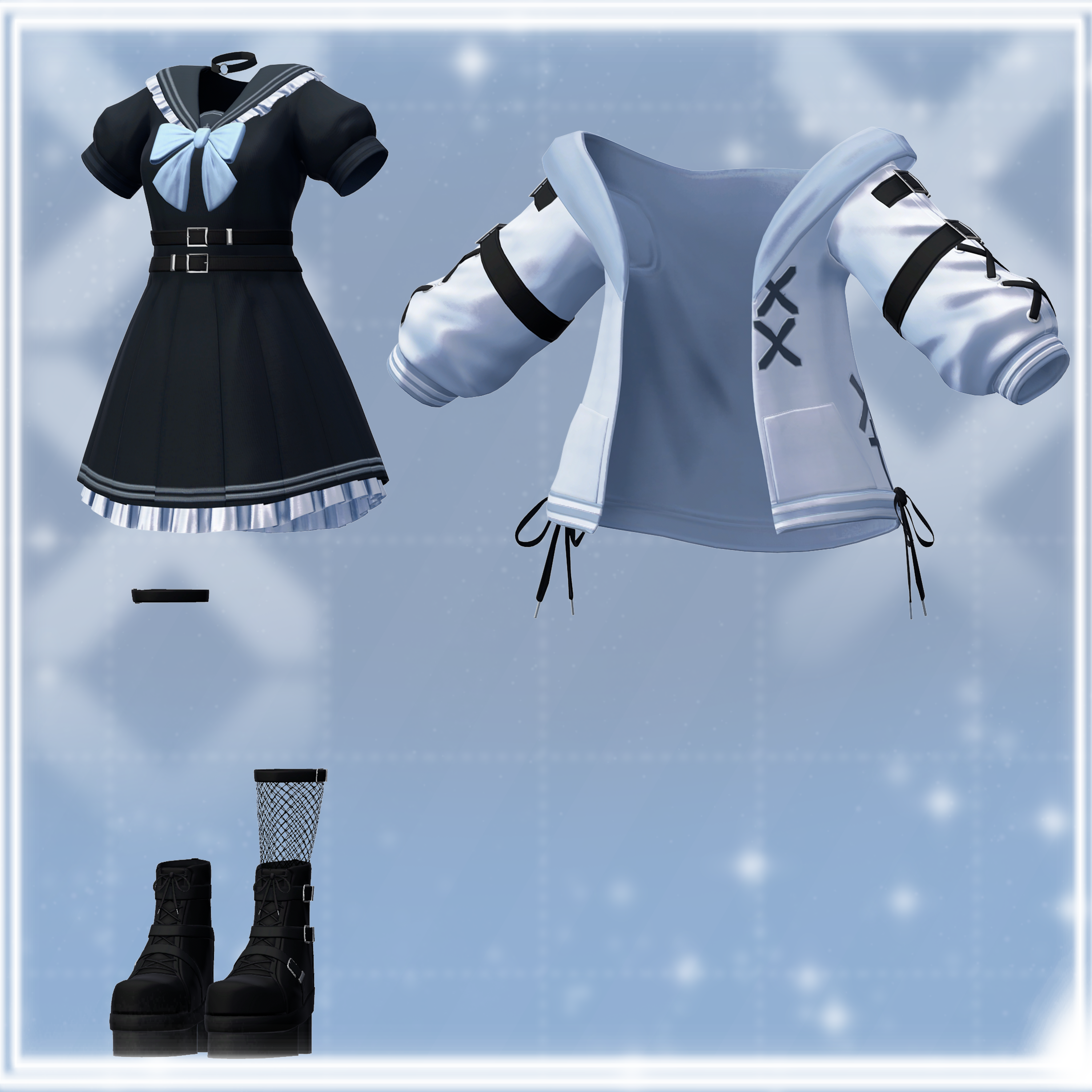 【8アバター対応】GRACENOTE【VRChat向け衣装】 - Code:2l9 - BOOTH