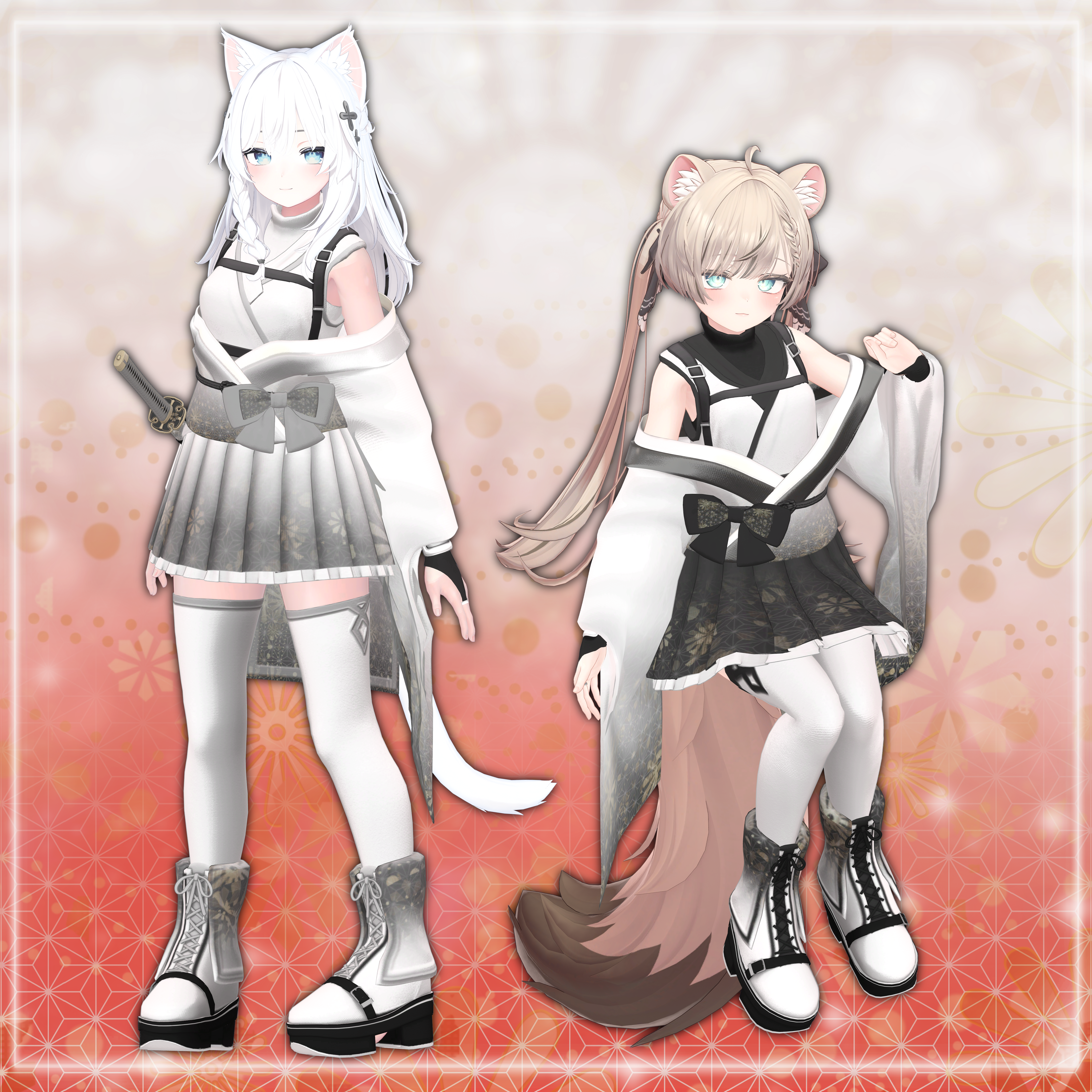 【8アバター対応】-鉄火神楽-【VRChat向け衣装】 - Code:2l9 - BOOTH
