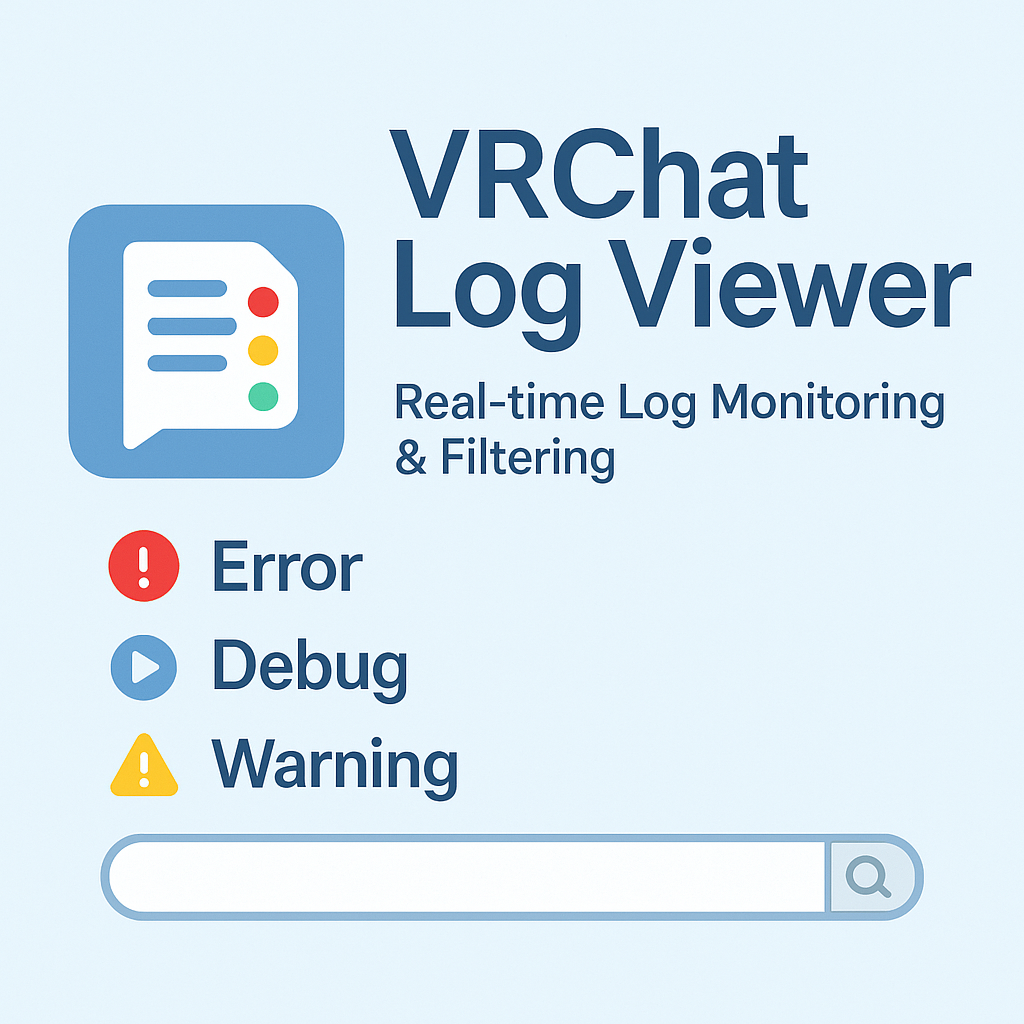 VRChat Log Viewer - えーくん実験室 - BOOTH