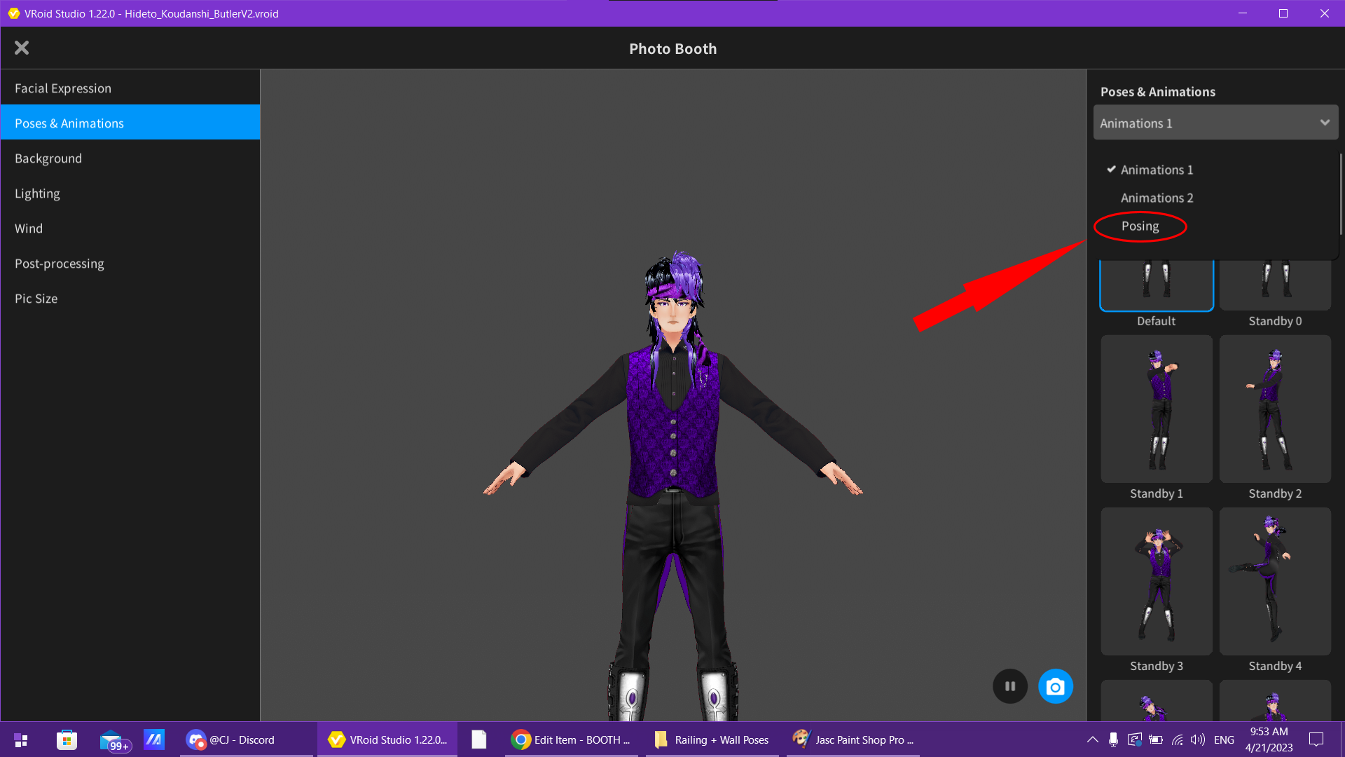 Pose Pack (Low Railing) - Hard Candy - BOOTH