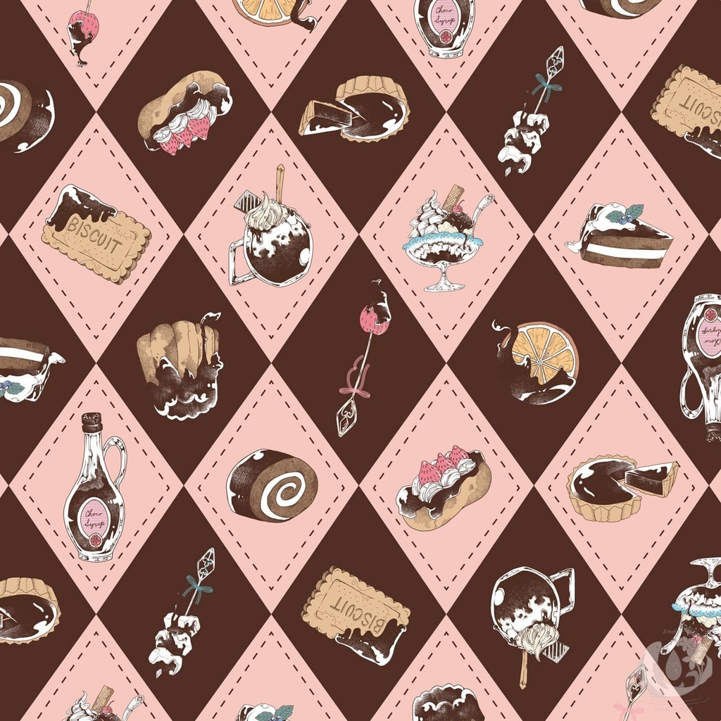 チョコレートタイム ミニカード メッセージカード 10枚セット - 【-潦-】にわたずみ工房 - BOOTH