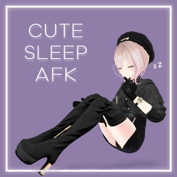 Cute Sleep AFK - noirunn - BOOTH