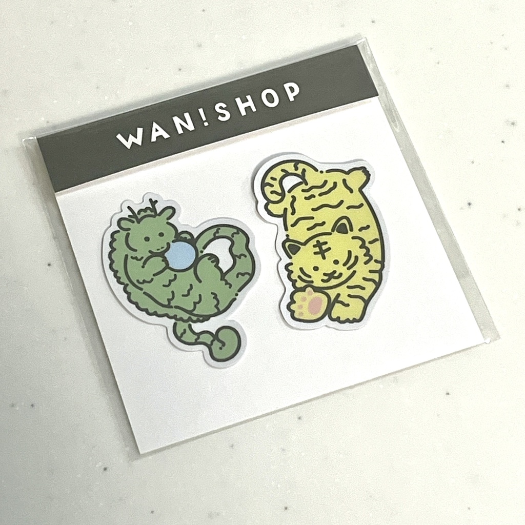 【ステッカー】Tiger & Dragon 【セット】 - wan!shop - BOOTH
