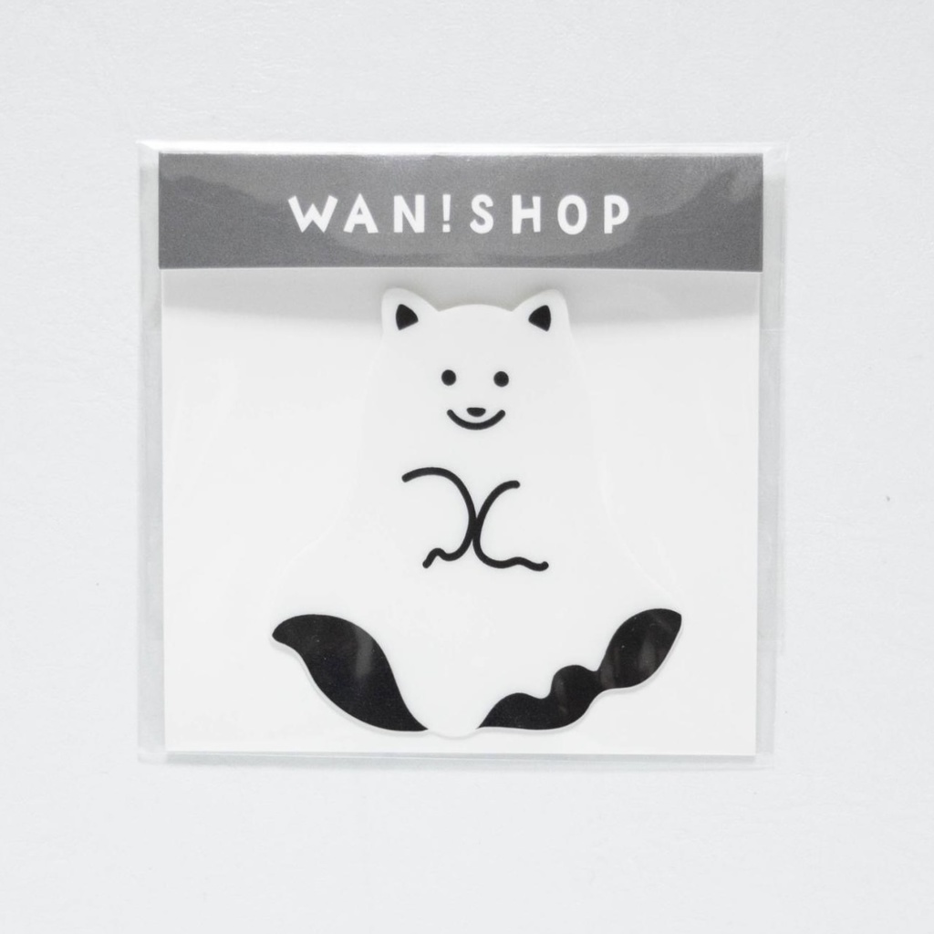 【ステッカー】おばけWAN!SAN【シール】 - wan!shop - BOOTH
