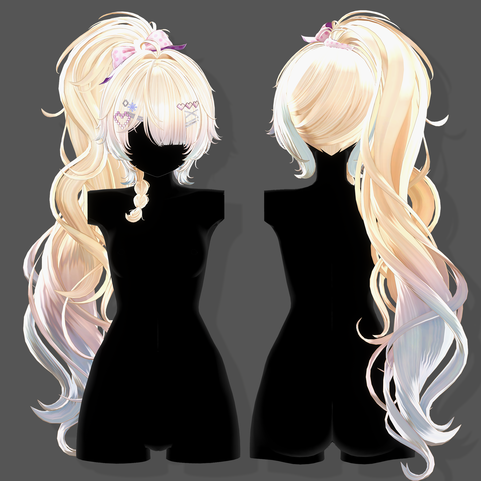 【11 avatars】 Fuwa Ponytail / ふわ ポニーテール - NEWNICHe Studio - BOOTH