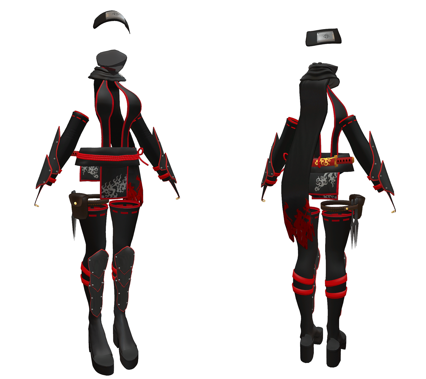 【4対応】Ninja - ling-vrc - BOOTH